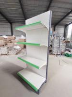 China Storage Shelves Green Display Racks Supermarket Shelf Zaful Store Drogaria Shelves for sale