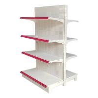 China Gondola Shelves Supermarket Display Shelving Double Sided Supermarket Shelves for sale