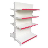 China Gondola Shelves Supermarket Display Shelving Double Sided Supermarket Shelves for sale