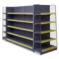 China Factory Direct Supply Used Gondola Shelving Supermarket Shelves for sale