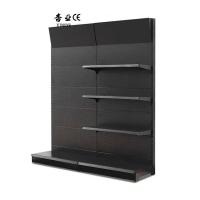 China Factory Custom size color rak supermarket grocery store shelf black retail display shelf for sale