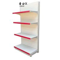China Factory Custom size color milk white display racks store shelves for retail store for sale