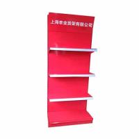 China Factory Customized Color Size red market shelves single sided gondola shelf cargo van shelving for sale