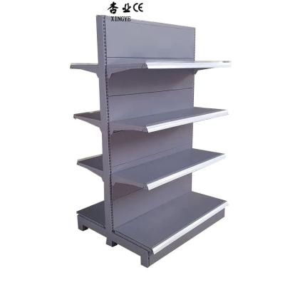China Factory Custom Size Color Double Sided Matte Gray Convenience Store Shelves Grocery Store Shelves for sale
