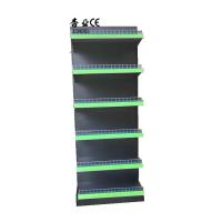 China Factory Custom Size Color Single-sided black supermarket shelves metal gondola supermarket rack for sale