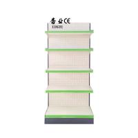 China Factory Custom Size Color Logo liquor store shelving grocery store shelf for sale