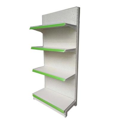 China Factory customized color size supermarket shopping display shelf convenience store gondola rack for sale