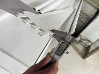 China Factory customized color size white market shelves gondola for minimarket for sale