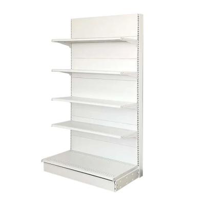 China Xingye Factory Custom Size Color white supermarket shelf grocery store shelving pharmacy shelves for sale