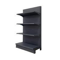 China Xingye Factory Custom Size Color black convenience store gondola shelving grocery display rack for sale