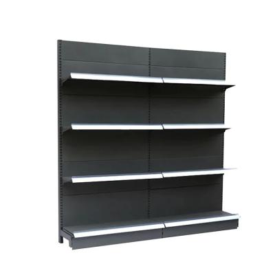 China Xingye Factory Custom Size Color  wall shelf food store shelving single grey store shelf for sale