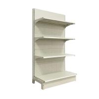 China Xingye Factory Custom Size Color  wall shelf food store shelving single grey store shelf for sale