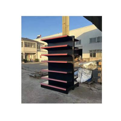 China Factory custom color size gondola double 7 layers custom drugstore pharmacy medical shelf for sale
