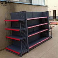 China Factory custom color size heavy duty gondola racks gondola shelving double-sided for sale