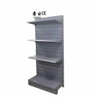 China Heavy Duty Iron Metal Retail Shelf Display Supermarket Gondola Shelving Rack shelves for sale