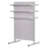 China Factory Low MOQ Custom Frosted Gray Heavy Duty Double Sided Retail Shelf Freezer Shelves Convenience Store Shelf for sale