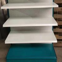 China single side blue flat back panel display shelves for retail stores grocery shelves for sale shelves for supermarkets for sale