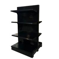 China Factory custom color size black double sided supermarket shelves stationery store shelf hardware store shelf for sale