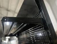 China Factory custom color size black double sided supermarket shelves stationery store shelf hardware store shelf for sale