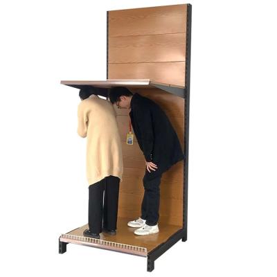 China Chinese Manufacturers Custom Baby Carriage Shelf Widening And Crib Shelf Drugstore Wheelchair Display Rack for sale