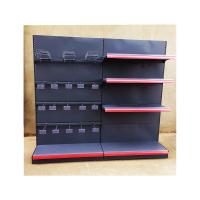 China Custom Grocery Store Garage 4 layers Display Shelves Racks for sale