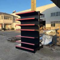 China Factory Custom Size gondola shelving double-sided mart racks supermarket Large capacity gondola rack hardware store product for sale