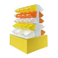 China Factory Customized Color Size supermarket snack shelf grocery snack shelf store candy rack for sale
