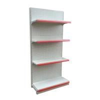 China Factory Customized Color Size Logo white grocery shelving wall shelves shop shelf for sale
