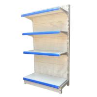 China Factory Customized Color Size Logo white grocery shelving wall shelves shop shelf for sale