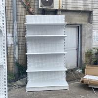 China Factory Customized Color Size Logo white grocery shelving wall shelves shop shelf for sale