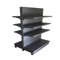 China Factory Customized Color Size Logo white double side supermarket shelf grocery rack gondola rack for sale