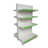 China Factory Customized Color Size Logo white single side supermarket shelf grocery rack shop rack for sale