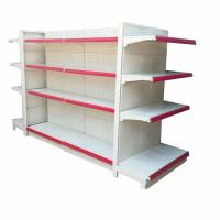 China Factory Customized Color Size Logo double side supermarket shelf convenience store rack gondola rack for sale
