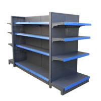 China Factory Customized Color Size Logo double side supermarket shelf convenience store rack gondola rack for sale