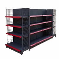 China Factory Customized Color Size Logo double side supermarket shelf convenience store rack gondola rack for sale