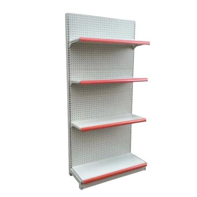 China Factory Customized Color Size Logo white wall shelves gandola shelves light duty pharmacy medical store shelf for sale