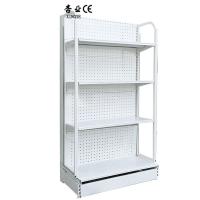 China Factory Customized Color Size Logo white wall shelves gandola shelves light duty pharmacy medical store shelf for sale
