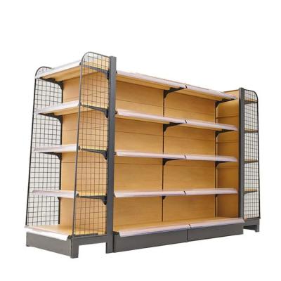 China Xingye Factory Custom Size Color Menjual rak gondola single/double shop shelve supermarket shelf for sale