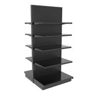 China 2023 New Shelves China Factory Customized Color Size Steel Double Side Rack for Supermarket Shop Supermarket Equipment for sale