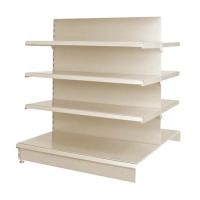 China 2023 New Shelves China Factory Customized Color Size Steel Double Side Trade Fair Shelves for sale