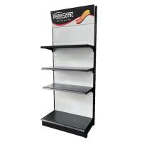 China Factory Customized Color Size Logo electrical display rack single sided grocery store shelves supermarket gondola shelving for sale