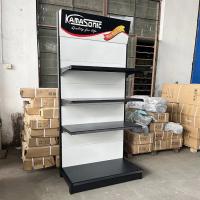China Factory Customized Color Size Logo electrical display rack single sided grocery store shelves supermarket gondola shelving for sale