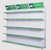 China Factory customized color size metal heavy duty multipurpose detachable wall shelves for retail store for sale