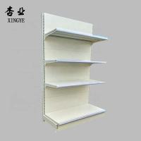 China Supermarket  shelves Heavy Duty Iron Metal Display  Gondola Shelving Rack for sale