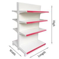 China Supermarket shelves double sided shelves for retail store for sale