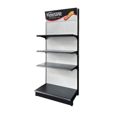 China Gondola metallic supermarket shelves factory custom shelves for sale