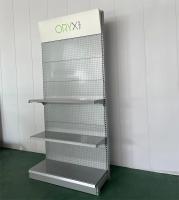 China Gondola metallic supermarket shelves factory custom shelves for sale