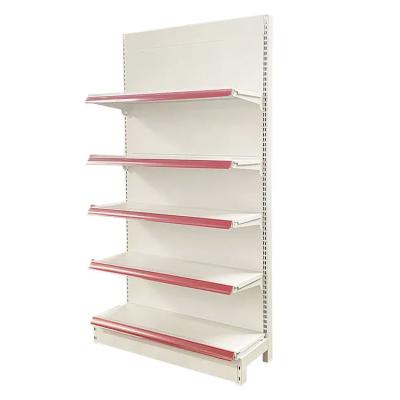 China 2023 Factory Customized Color Size steel single side rack for super market shop with hook retail display rack for sale