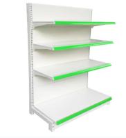 China 2023 Factory Customized Color Size steel single side rack for super market shop with hook retail display rack for sale