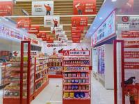 China Factory customized color size metal heavy duty red 5 layers grocery store shelf for sale